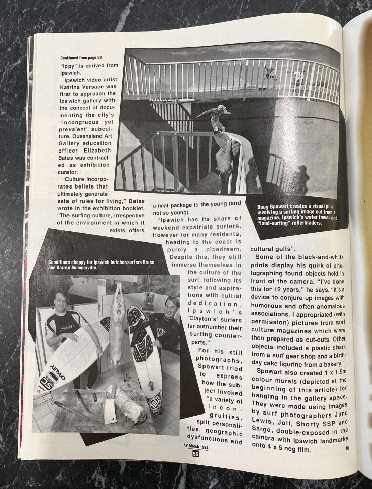 DOUG GOES WHERE THE SURFERS HAVE NO WAVES – Again…! | wotwedid